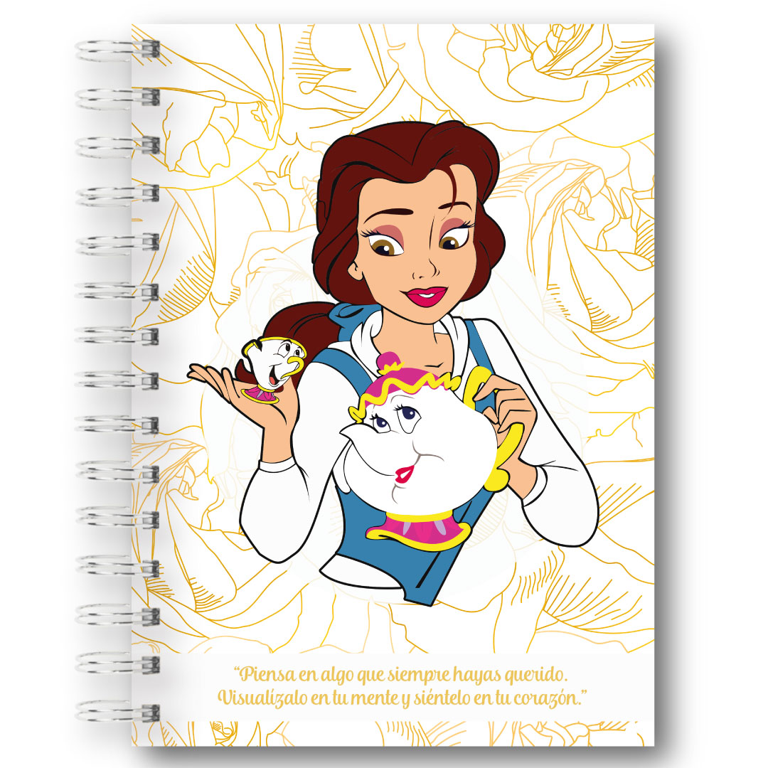 Cuaderno de Princesas Disney - La Bella y la Bestia - Ekiz