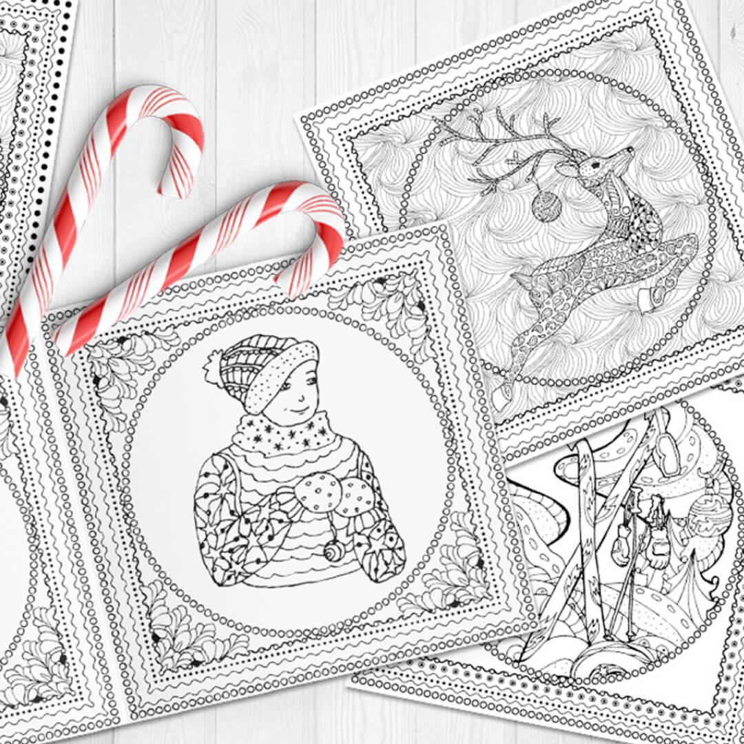 Libro Navideño para colorear - Ekiz