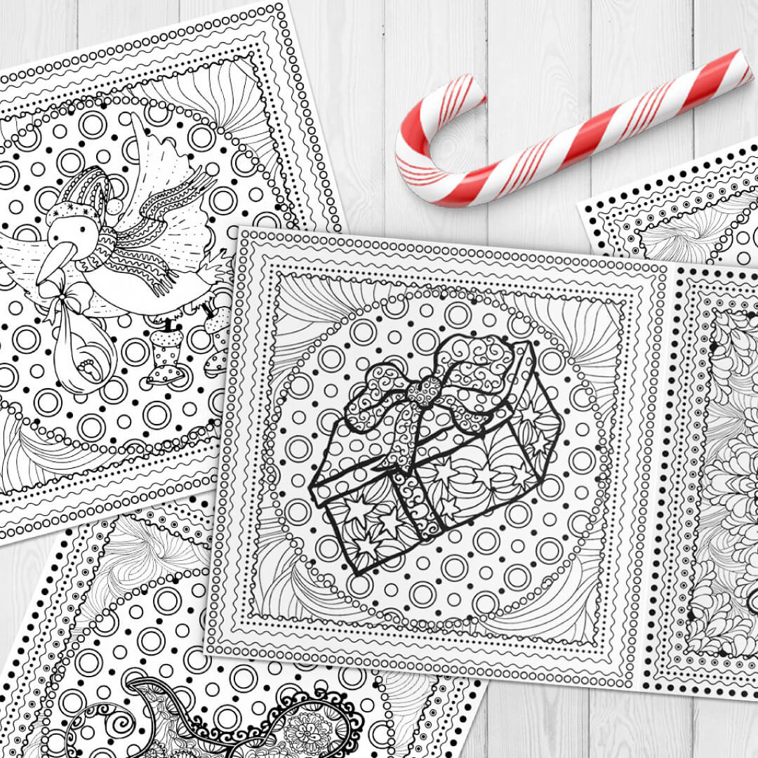 Libro Navideño para colorear - Ekiz